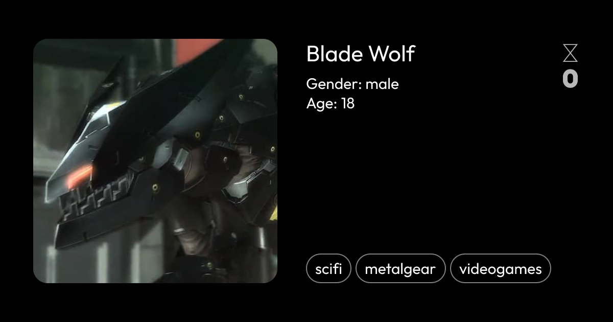 Blade Wolf | xoul.ai