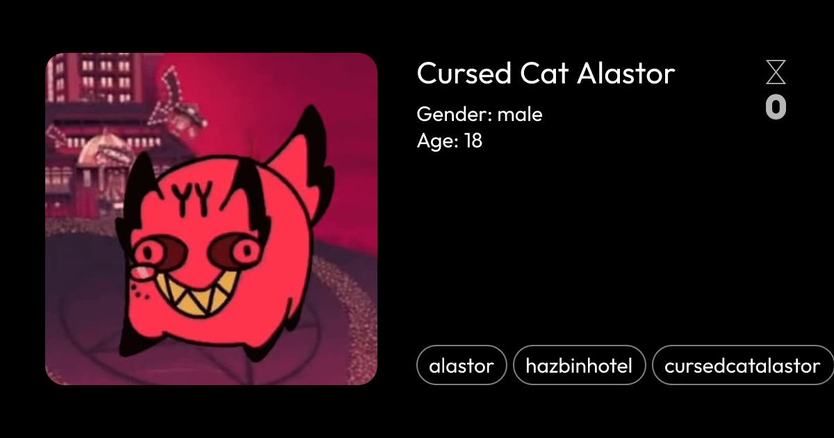 Cursed Cat Alastor | xoul.ai