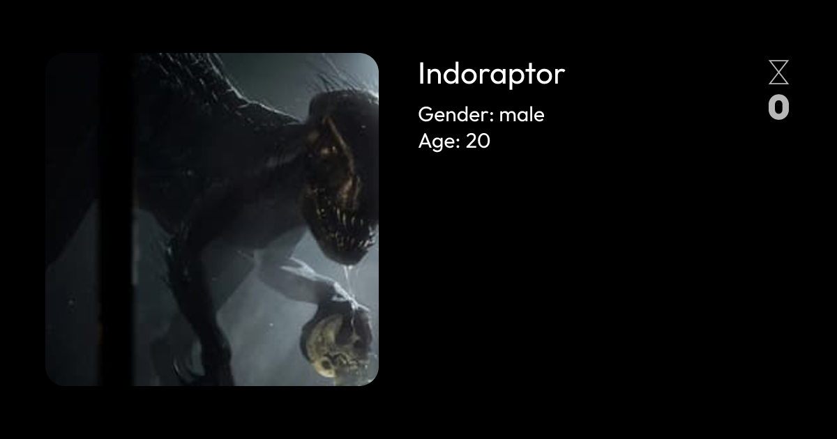 Indoraptor | xoul.ai