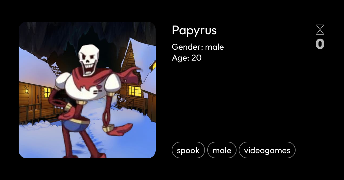 Papyrus | xoul.ai