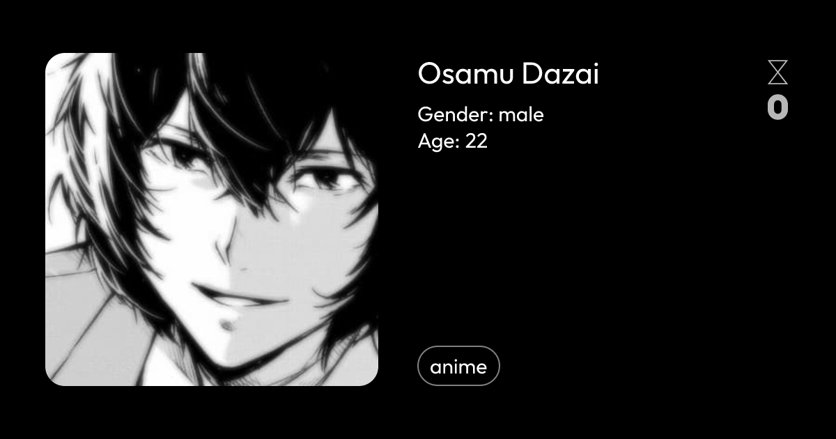 Osamu Dazai | xoul.ai