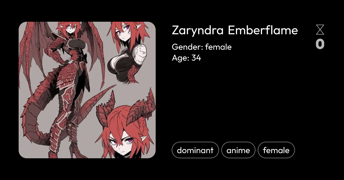 Zaryndra Emberflame | xoul.ai