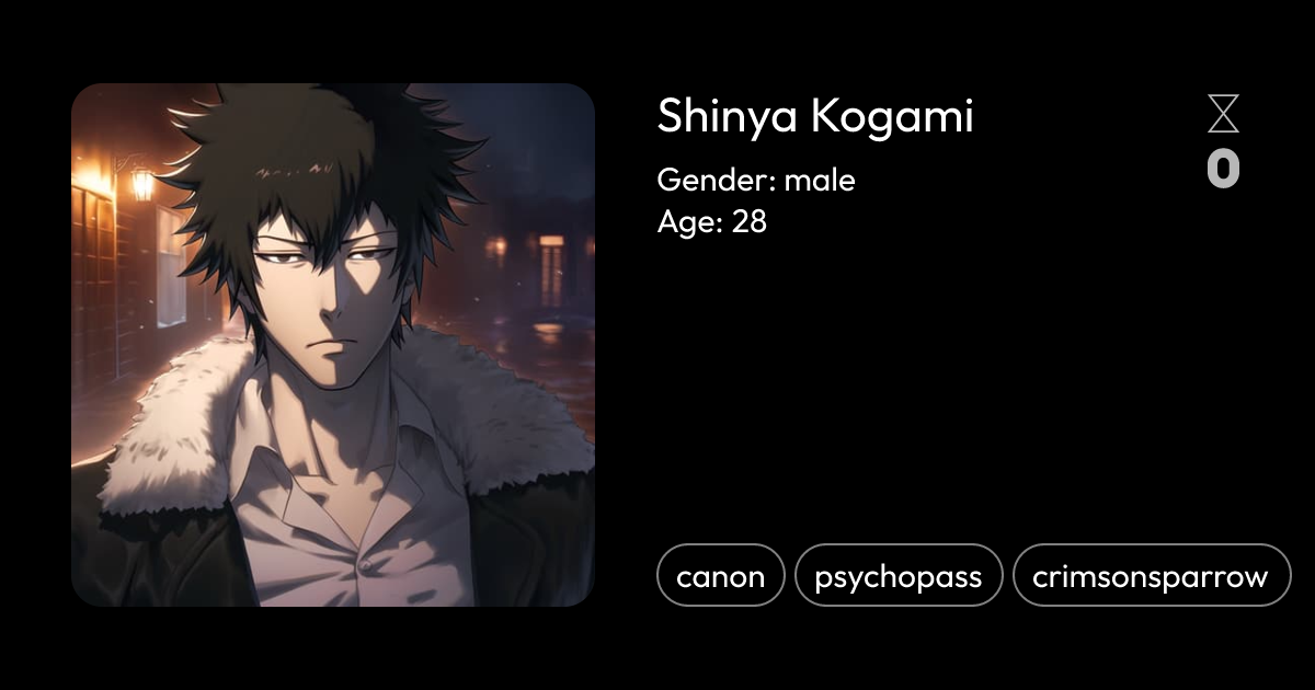 Shinya Kogami | xoul.ai