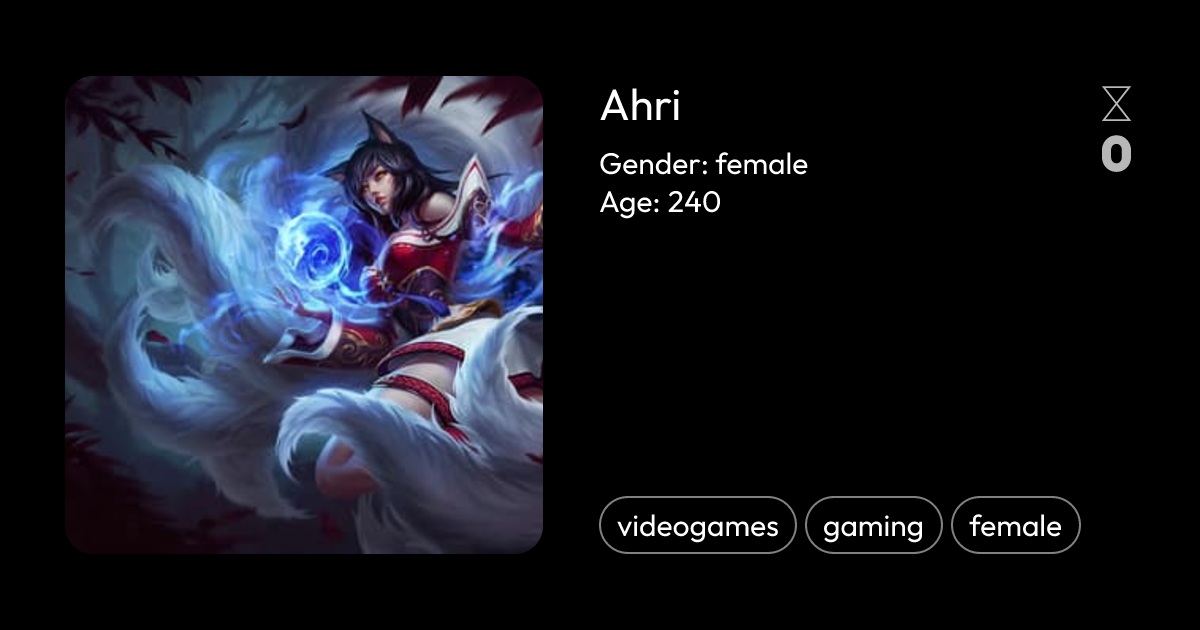 Ahri | xoul.ai